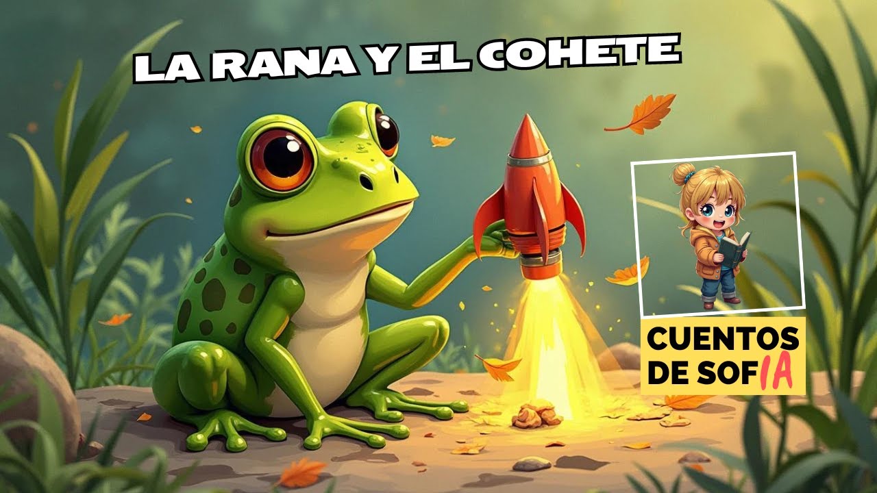 La Rana y el Cohete - Cuentos de Sofia - YouTube