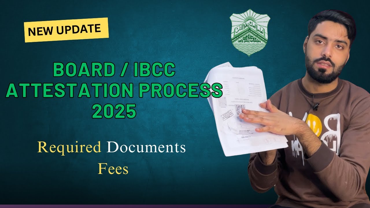 How to attest matric / Intermediate Certificate from Board and IBCC ...