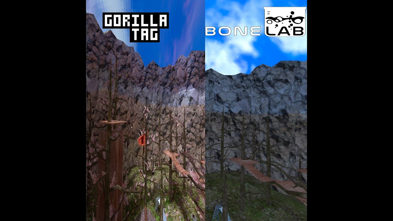 Exploring the Gorilla Tag map in BONELAB - YouTube