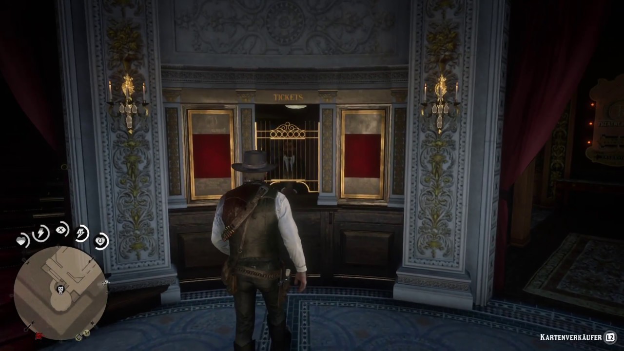 Red Dead Redemption 2 #6 Theatre Raleur Saint Denis - YouTube