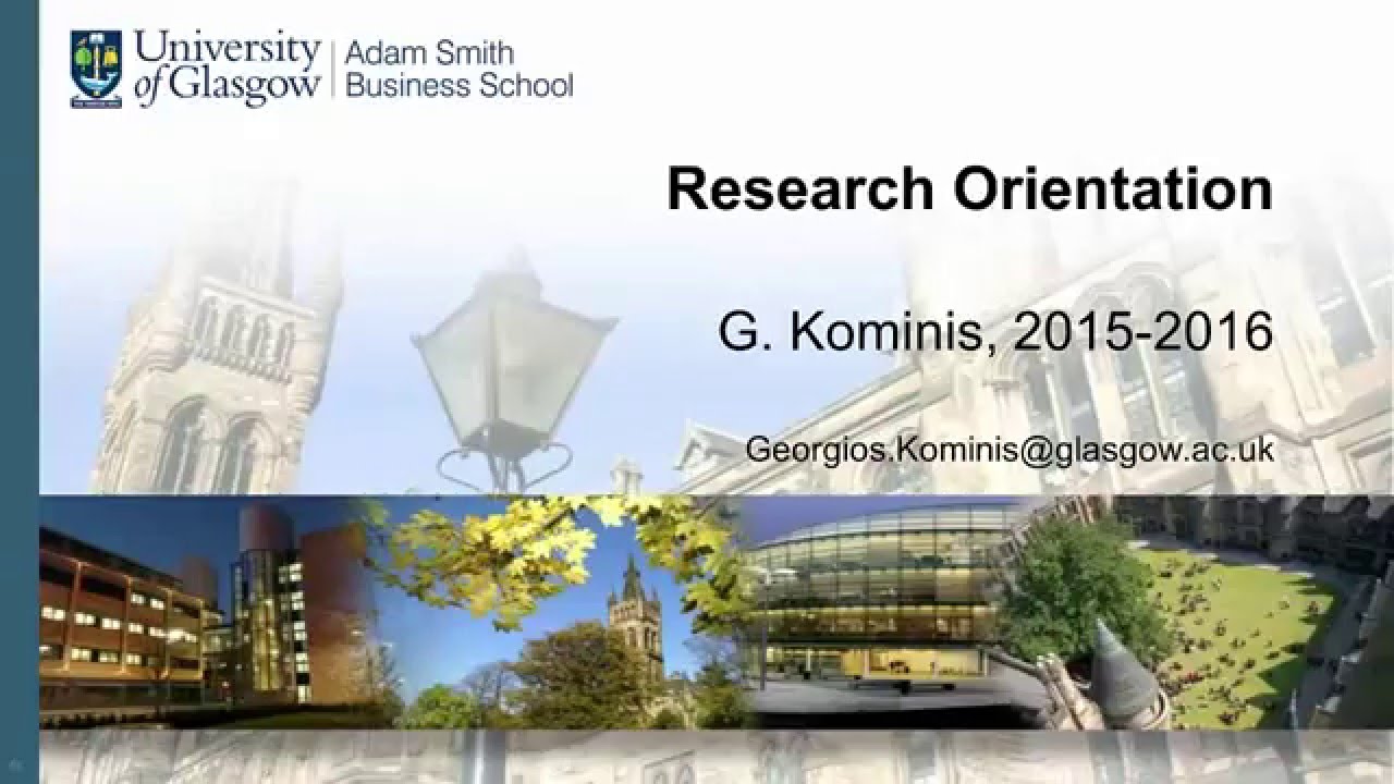 Research orientation - YouTube