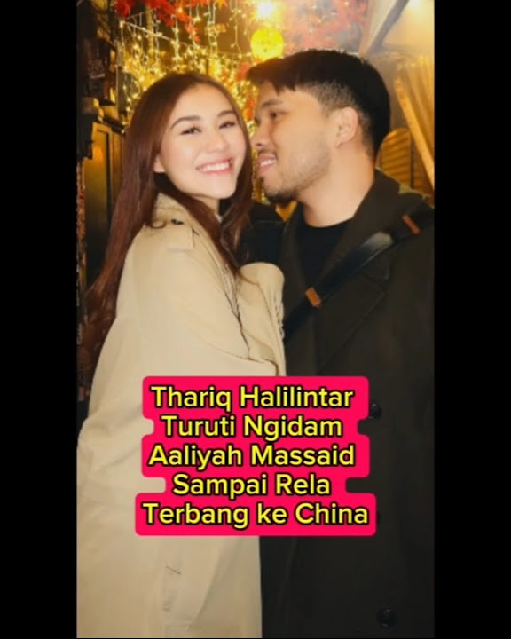 Thariq Halilintar Turuti Ngidam Aaliyah Massaid Sampai Rela Terbang ke #beritaterkini #fyp # ...