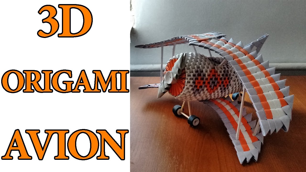 Tutorial Origami 3D | Avion | Partea 3/4 - YouTube