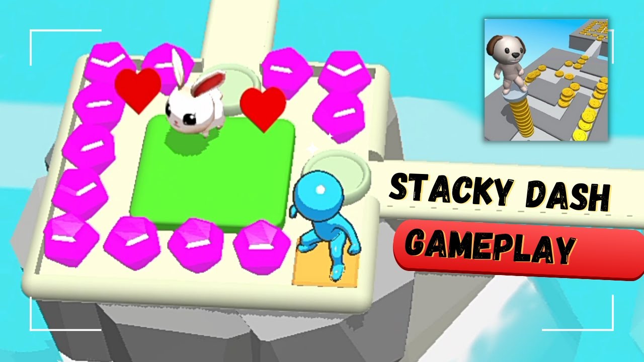 Stacky Dash Gameplay |Level 42-43 | Android Games - YouTube
