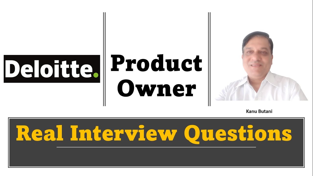 Deloitte⭐ product owner interview questions and answers I product owner ...