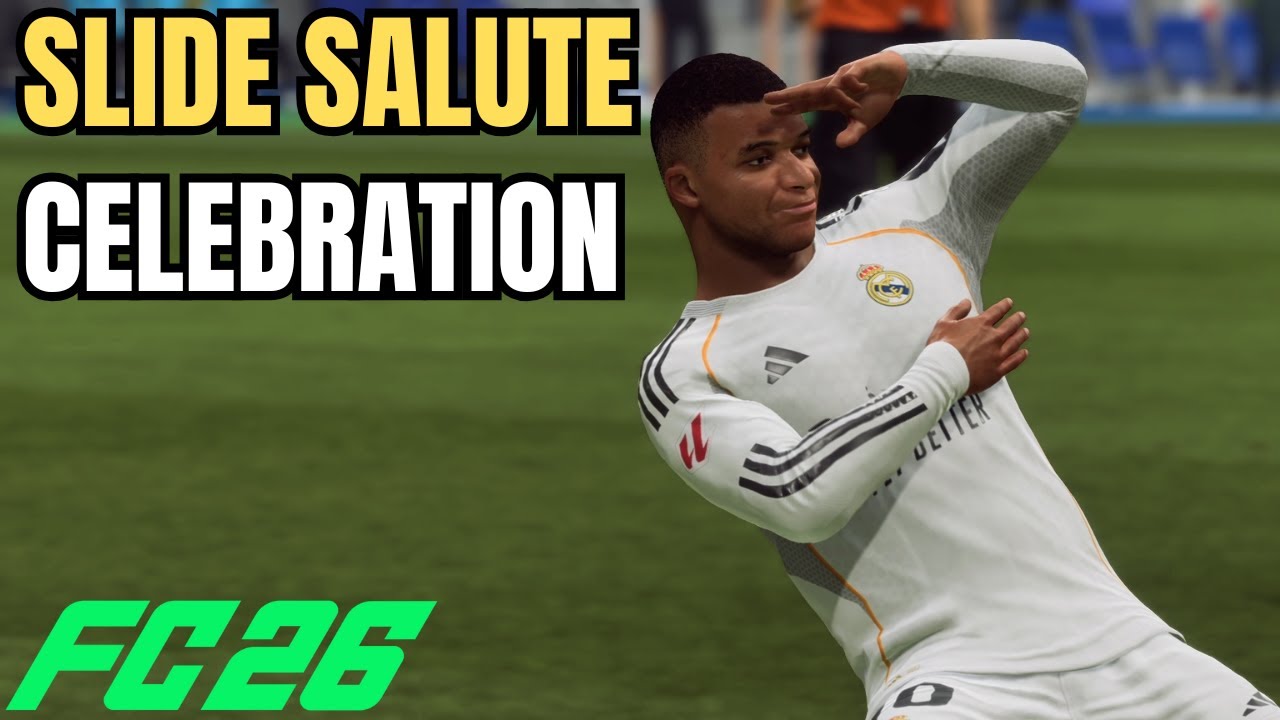 FC 26: How to do Mbappe Slide Salute Celebration - YouTube