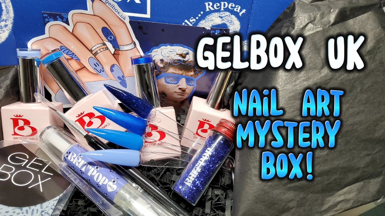 NAIL ART MYSTERY BOX! | GELBOX UK MARCH SUB BOX! - YouTube
