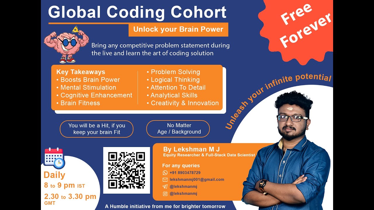 Live #GCC17 | Global Coding Cohort | GCC By Lekshman M J - YouTube