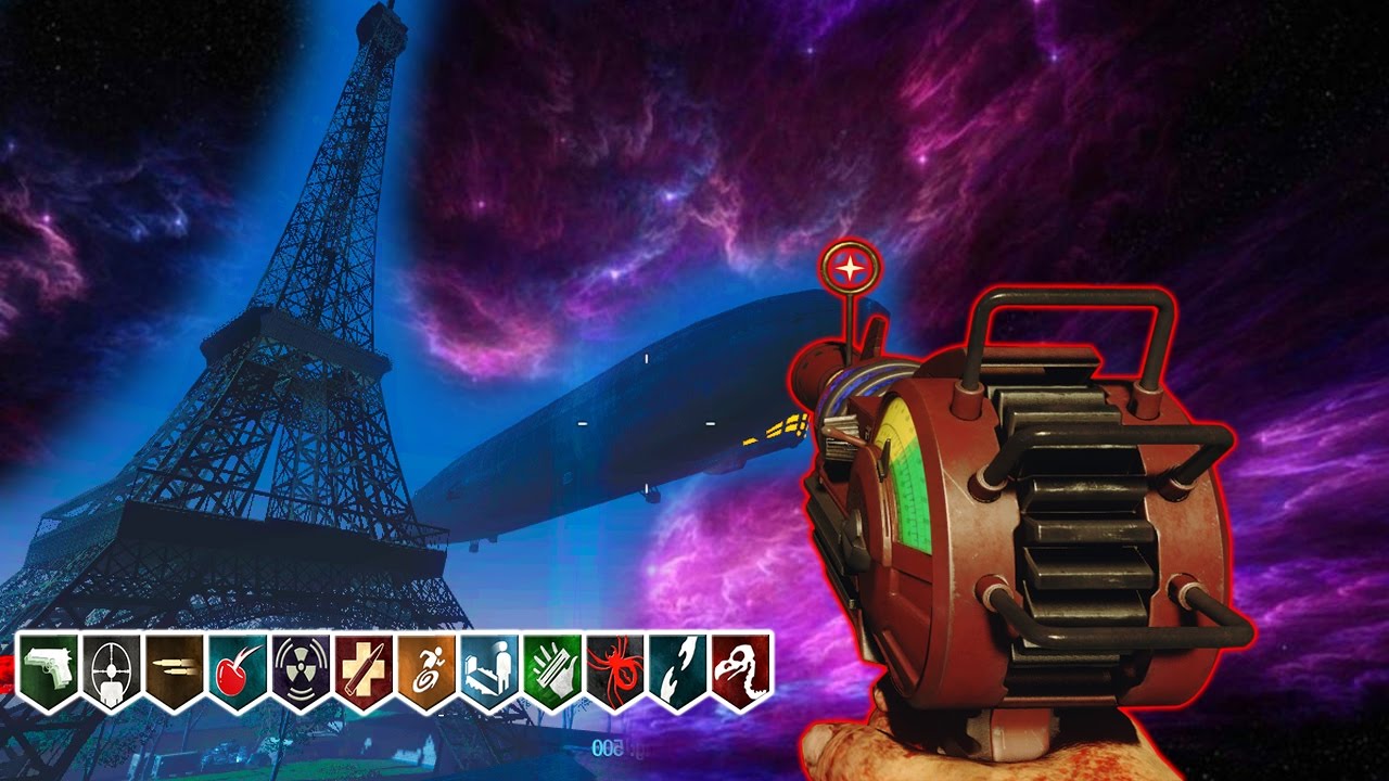 INSANE CUSTOM ZOMBIES MAP! PERISH ZOMBIES! PARIS EASTER EGG! w ...