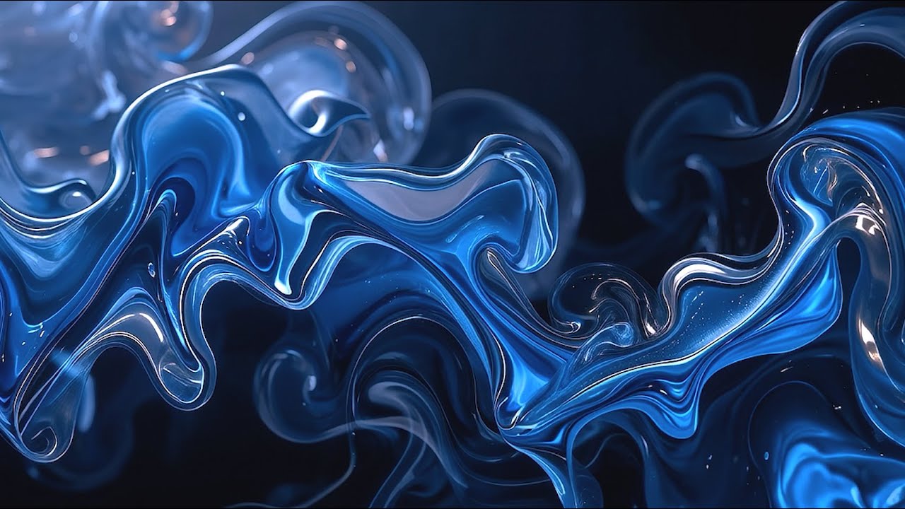 Abstract Background: Liquid screensaver visuals for deep focus - YouTube