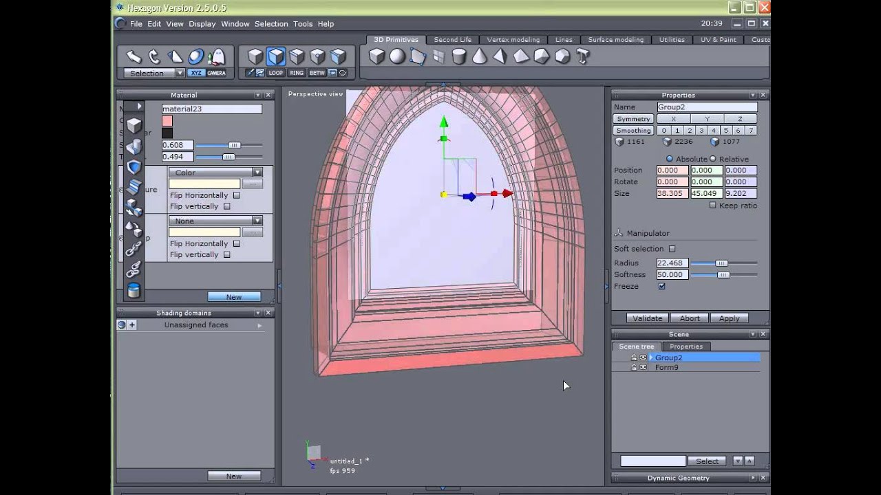 Modeling fancy window. Hexagon. [HP2] - YouTube