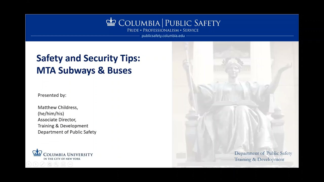 Safety and Security Tips for Public Transportation - YouTube