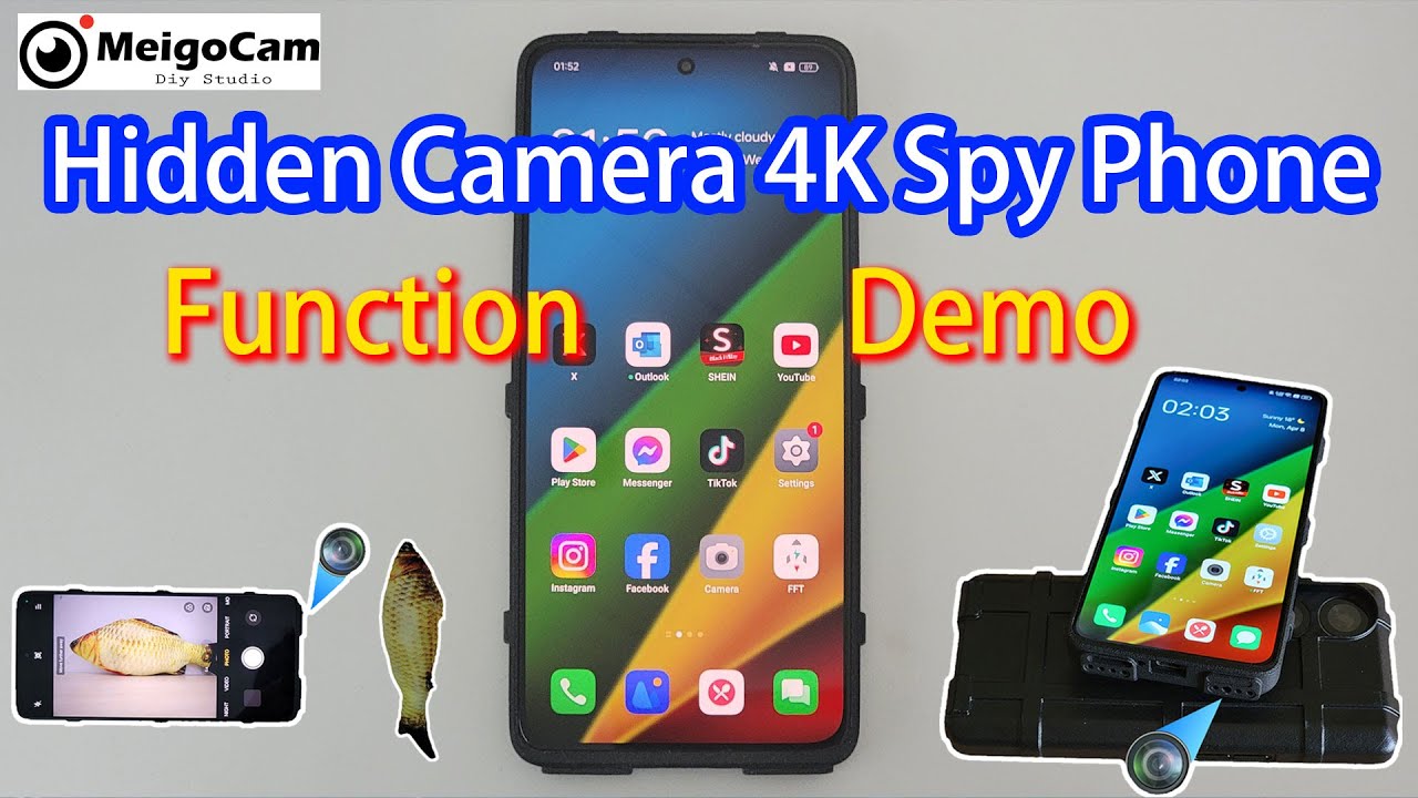 Hidden Camera 4K Spy Phone Function Demo | Best Hidden Camera Phone ...