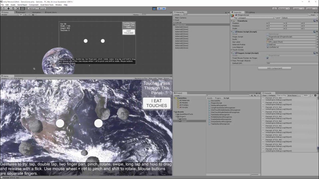 Fingers Gestures for Unity - Complete Tutorial - YouTube