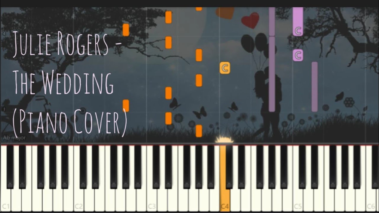 Julie Rogers - the Wedding | Piano Pop Song Tutorial - YouTube