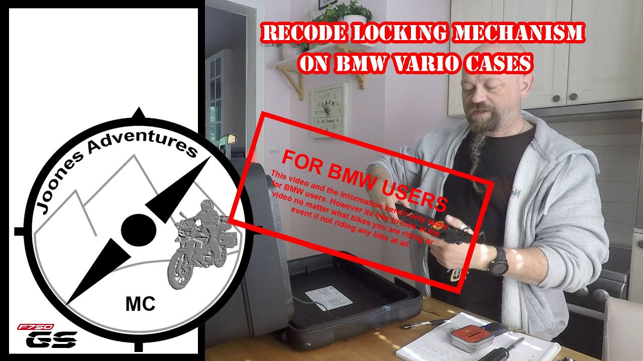 How to Recode the locks in BMW Vario Cases, For R1250GS, F750GS and ...