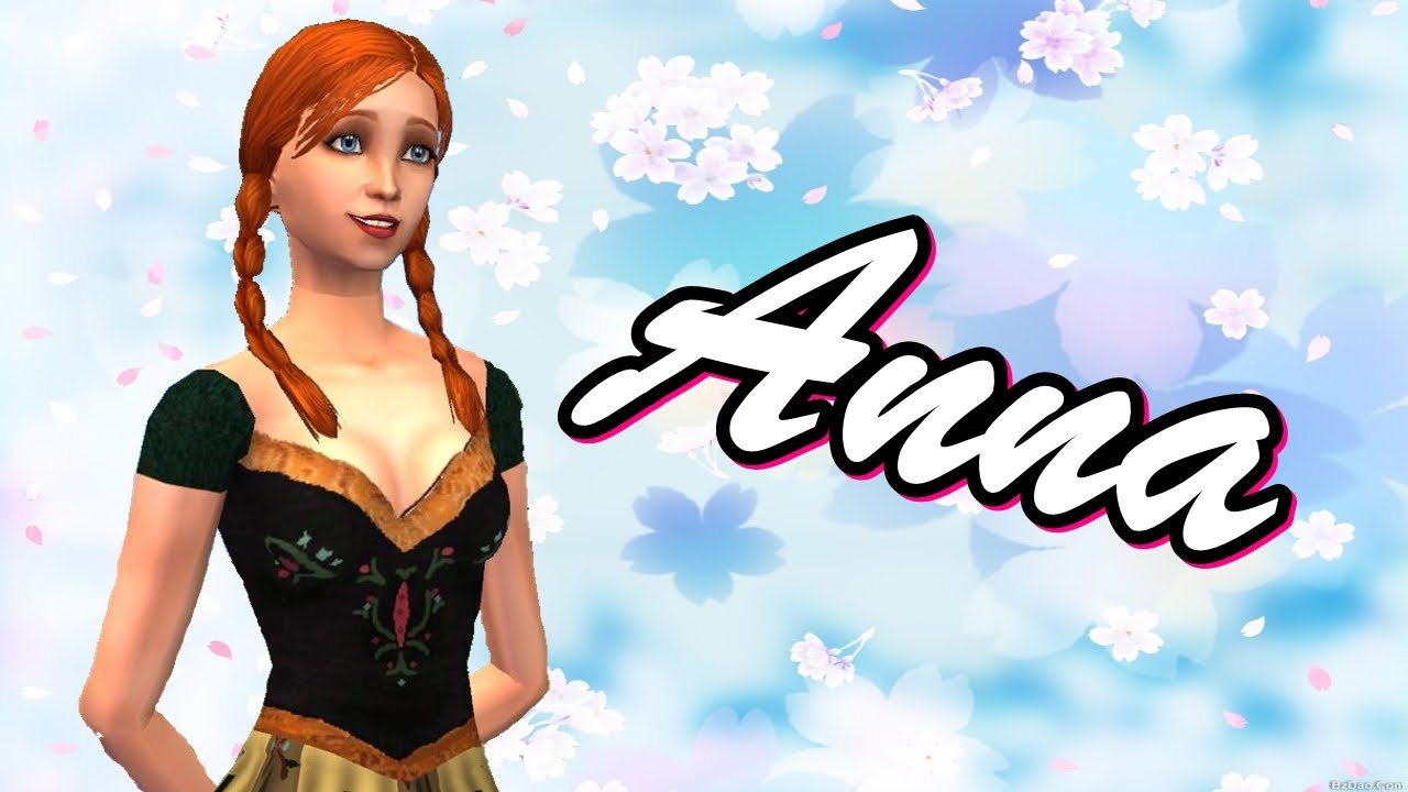 Sims 2 | Create-A-Sim - Anna From Frozen [Updated] - YouTube