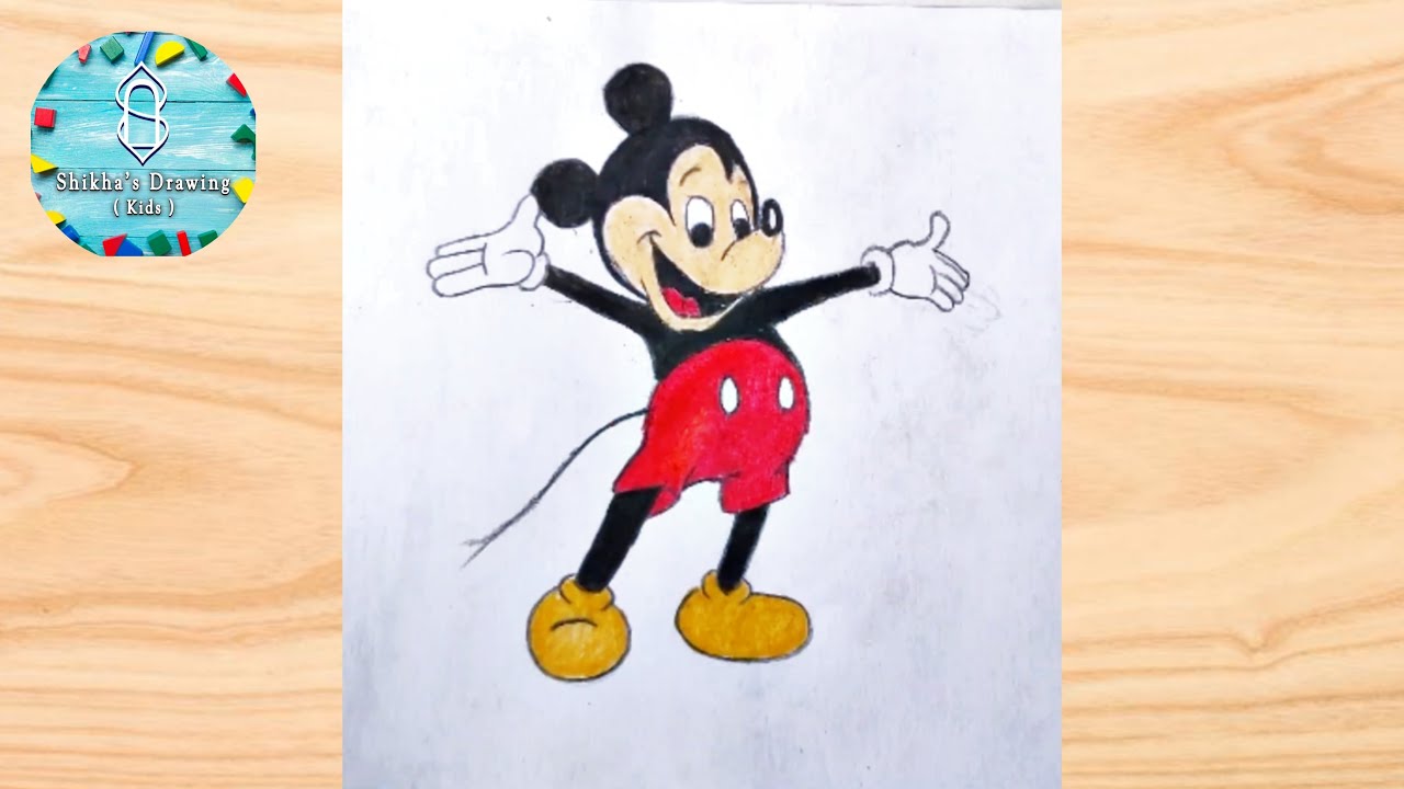 MICKEY MOUSE - HOW TO MAKE BY COLORS FOR KIDS - YouTube