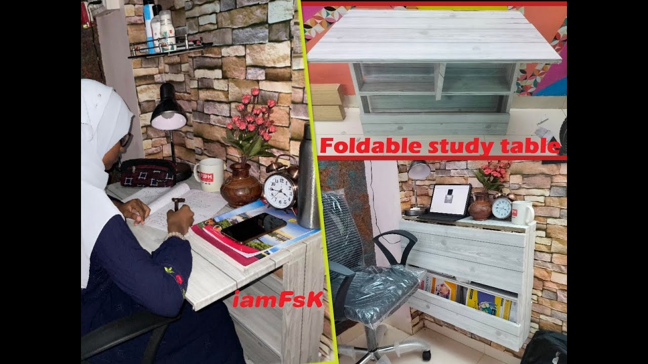 Turn Scrap Materials into a Functional Study Table with These Simple ...