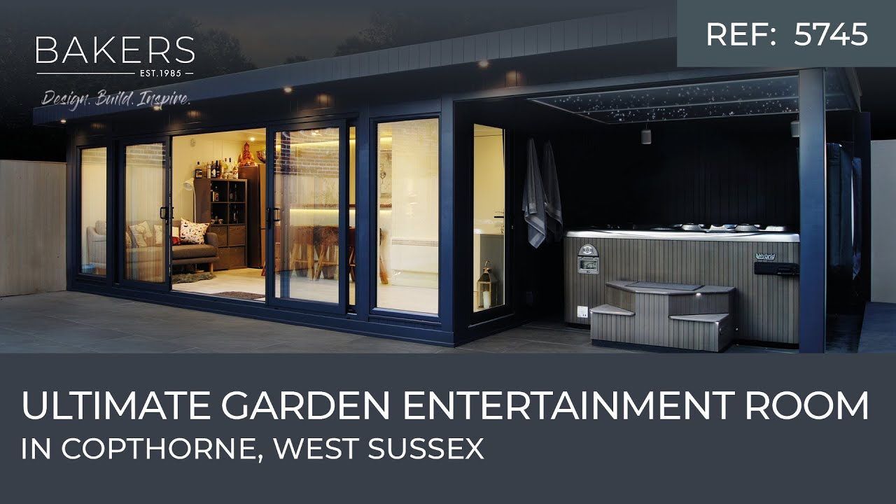 REF 5745 - Ultimate Garden Entertainment room in West Sussex - YouTube
