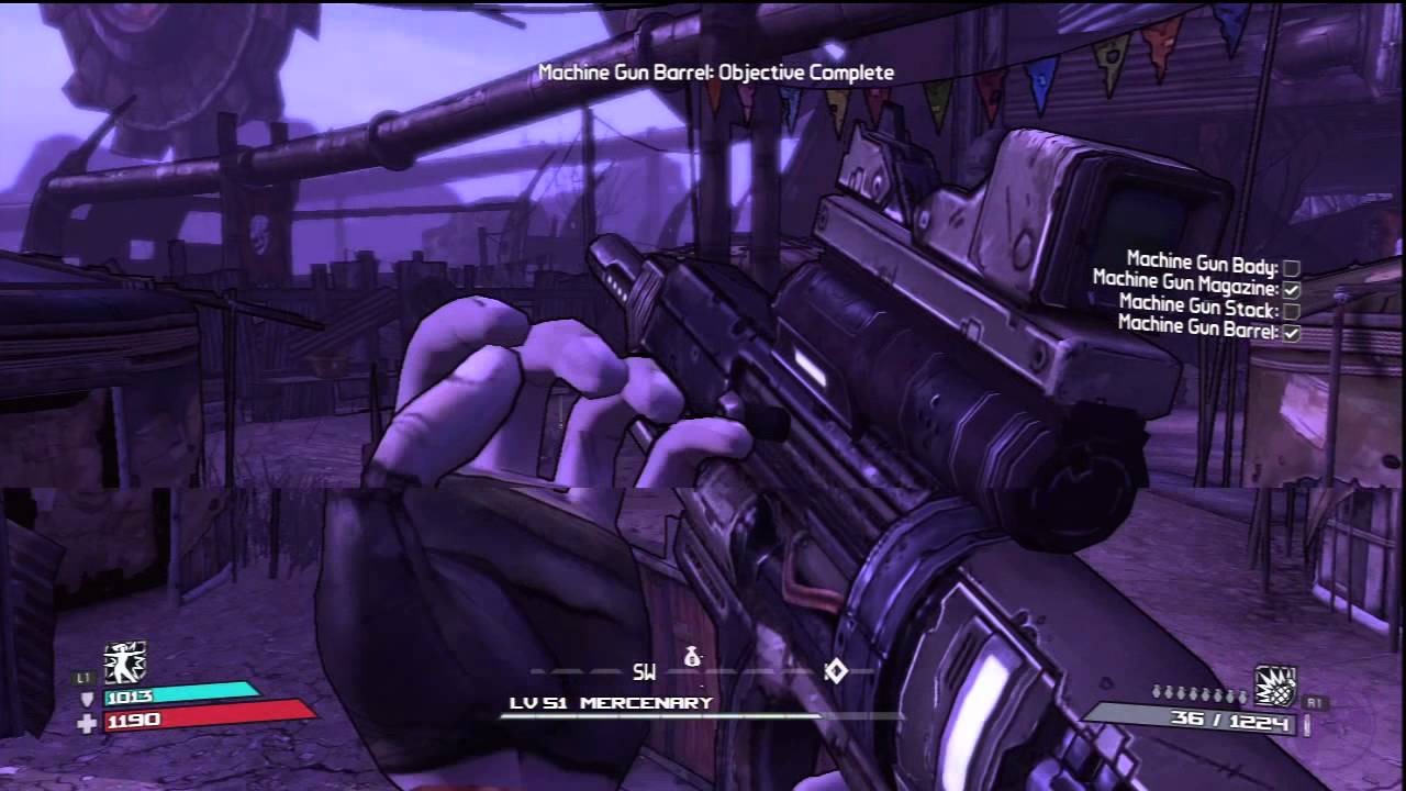 Borderlands: Scavenger - Machine Gun - YouTube
