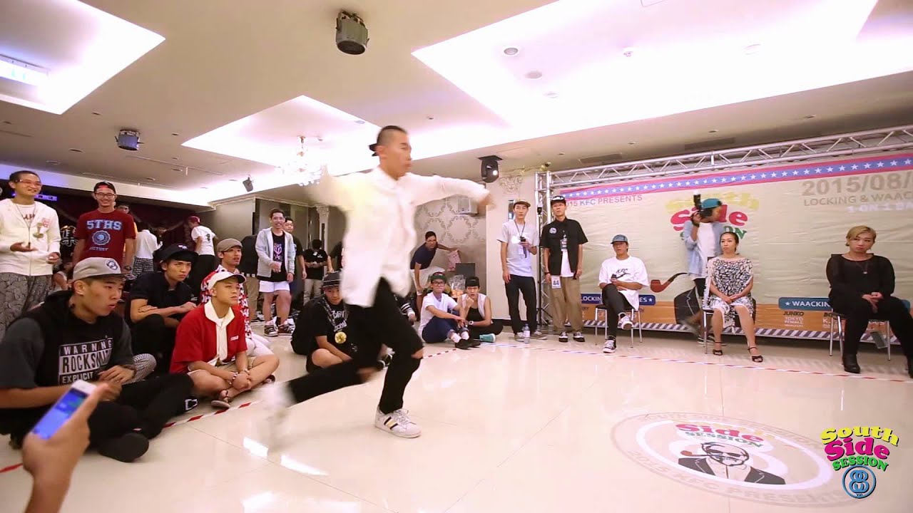 Waacking Battle Best8 3 Daco vs 吼行 | 20150808 South Side Session Vol.8 ...