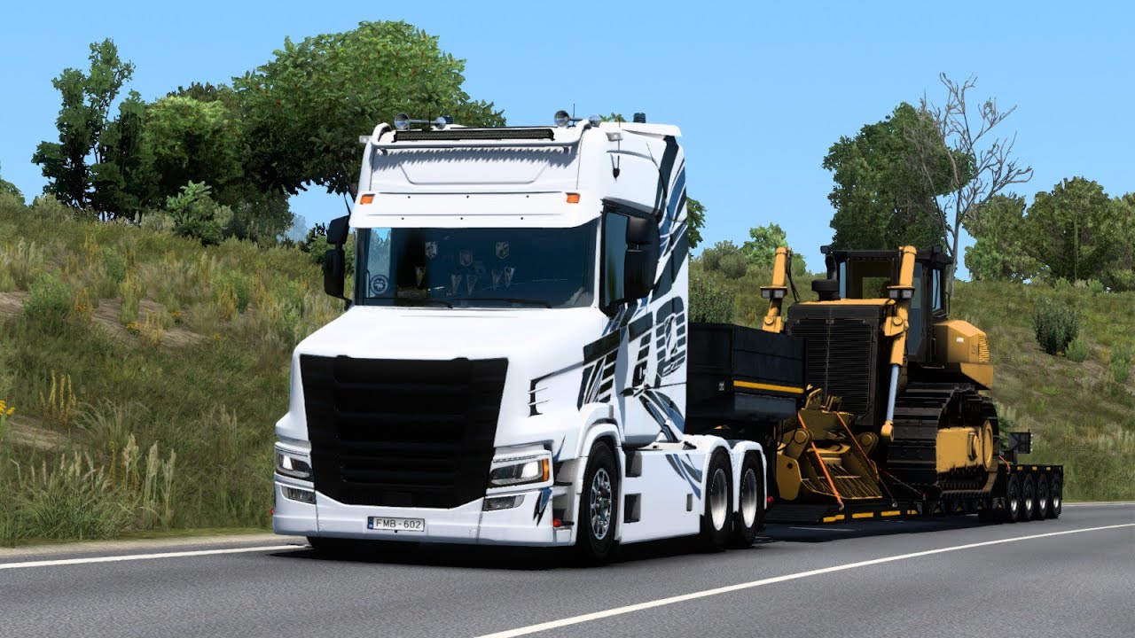 [ETS 2] Scania T730 Next Gen by Jon Ruda_Big and Heavy Delivery on ...