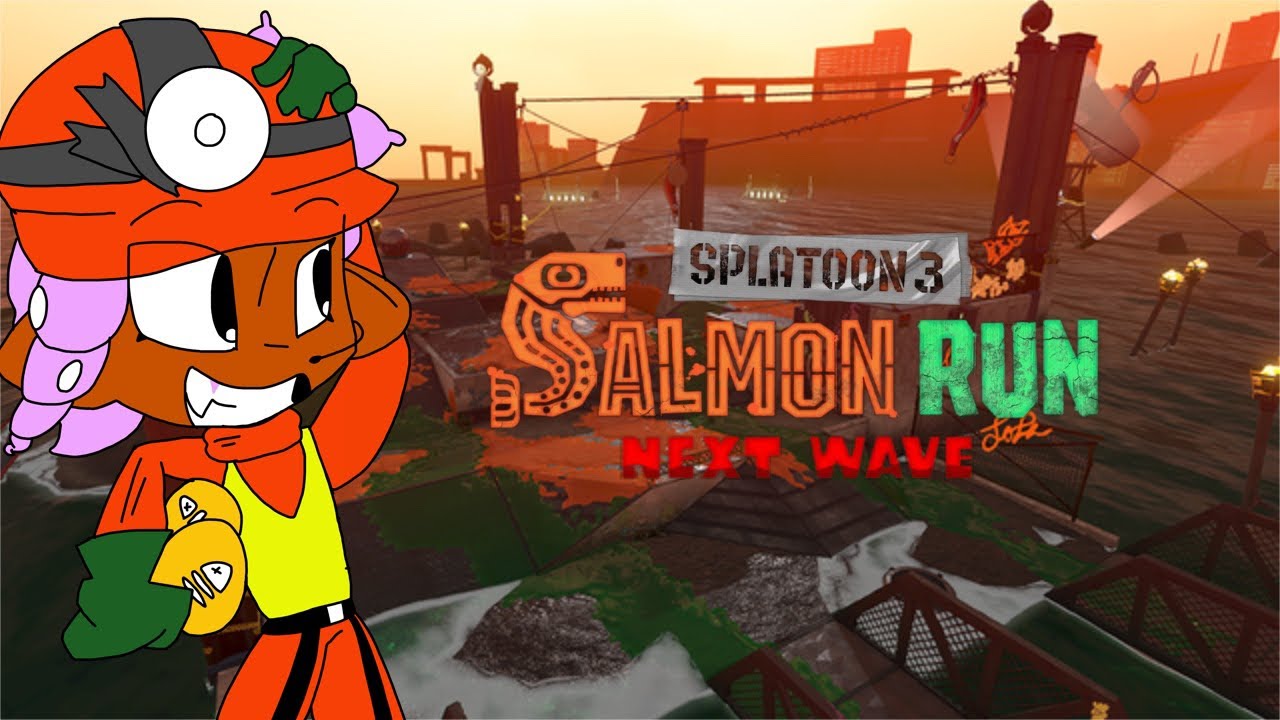Playing the SPLATOON 3 SALMON RUN mode! - YouTube