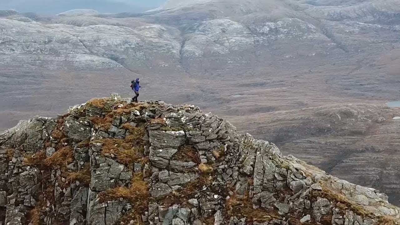 Hiker Climbs Ridges Of Highest UK Hills - YouTube