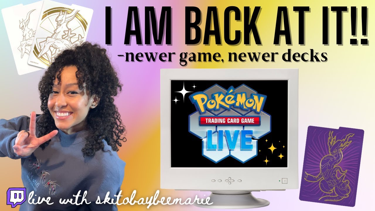 Pokemon TCG LIVE - I'M BACK!! #streamer #livestream #pokemon # ...