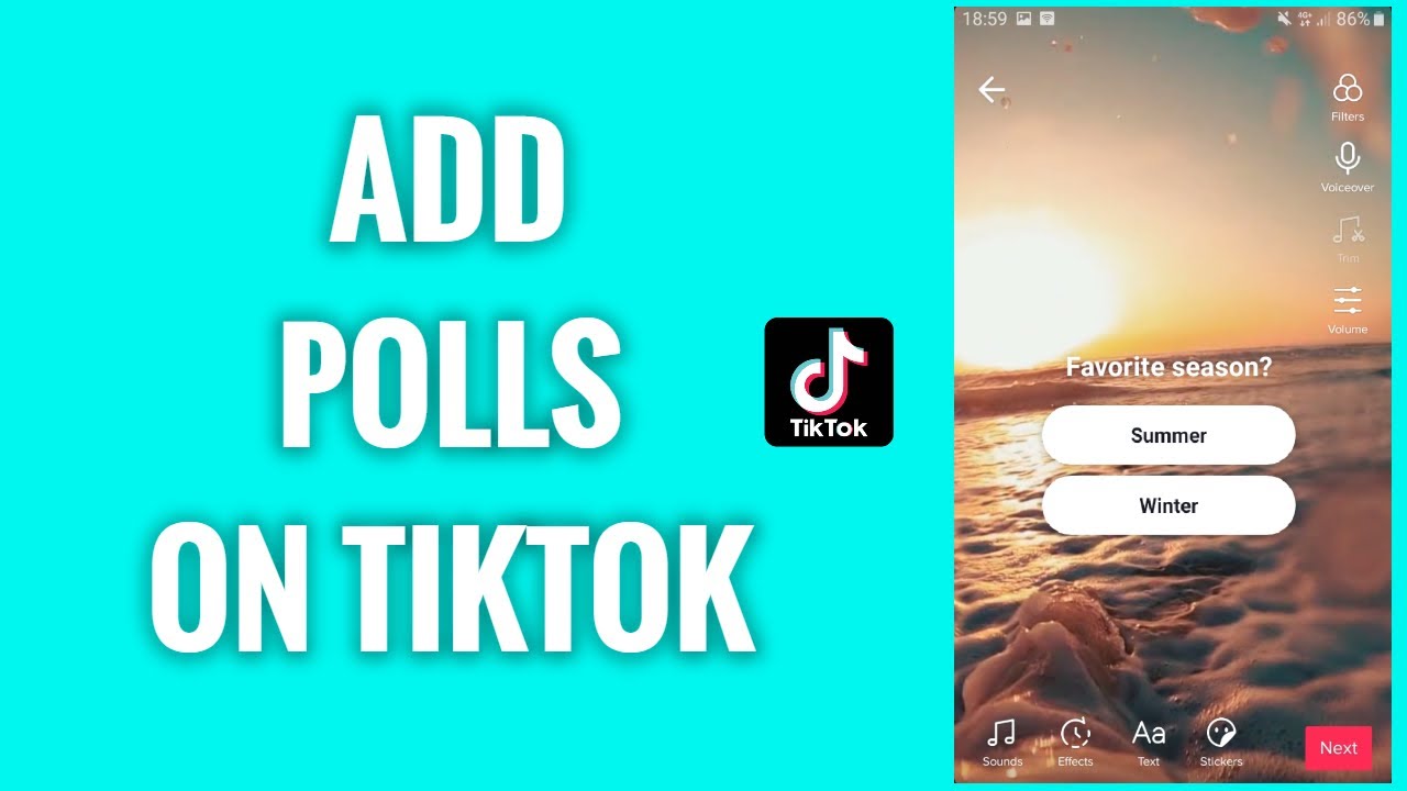 How To Add Polls On TikTok - YouTube