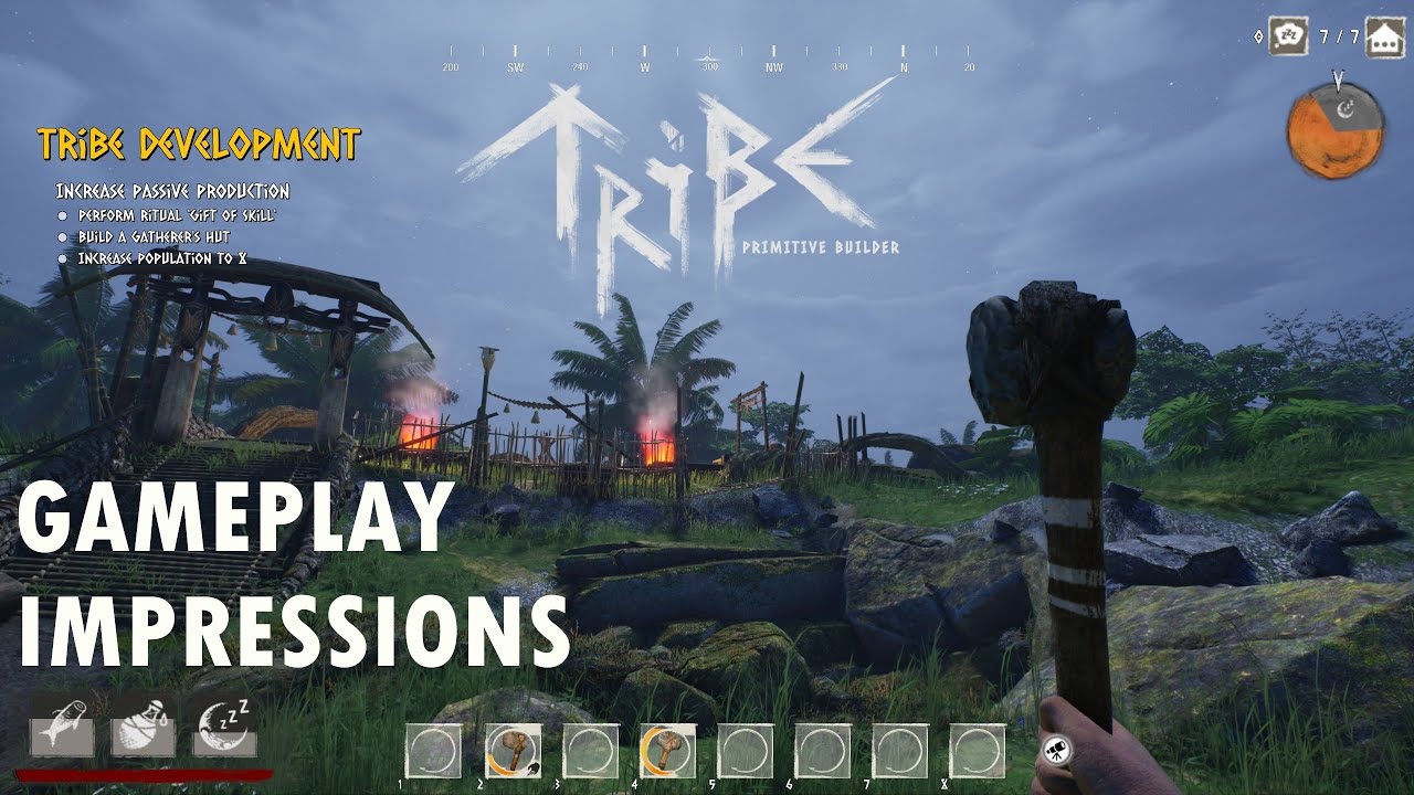 Tribe: Primitive Builder Full Release Impressions Gameplay - YouTube