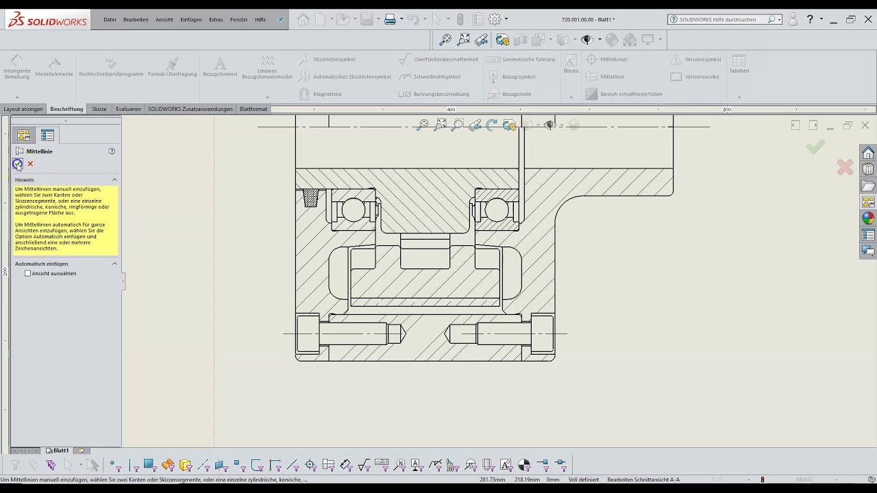 25 - Solidworks - CAD II - Baugruppenzeichnung - YouTube