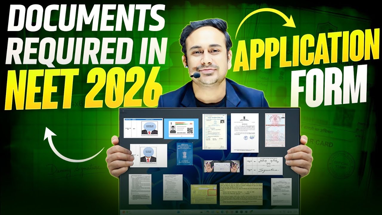 Documents Required in NEET 2026 Application Forms | #nta # ...