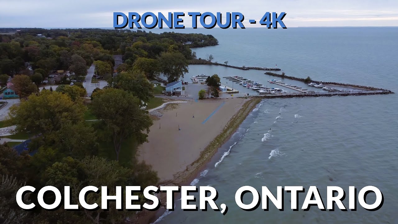 Drone Tour 4K: Colchester, Ontario - A Bird's-Eye View - YouTube