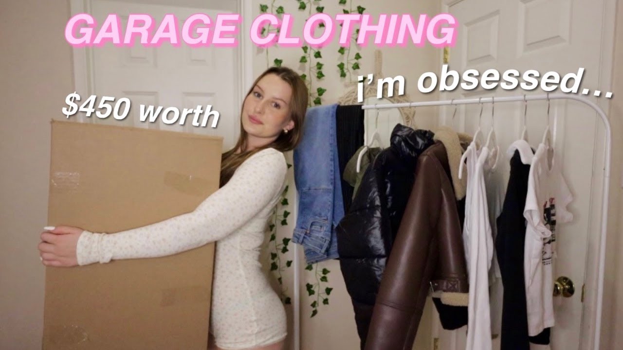 Garage Clothing Try on haul! first impressions - YouTube