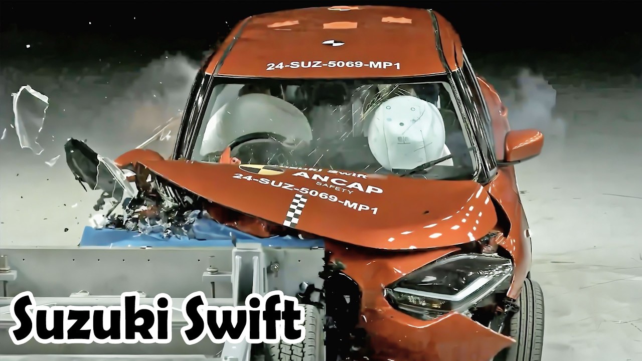 Suzuki Swift Crash test NCAP | 2025 - YouTube