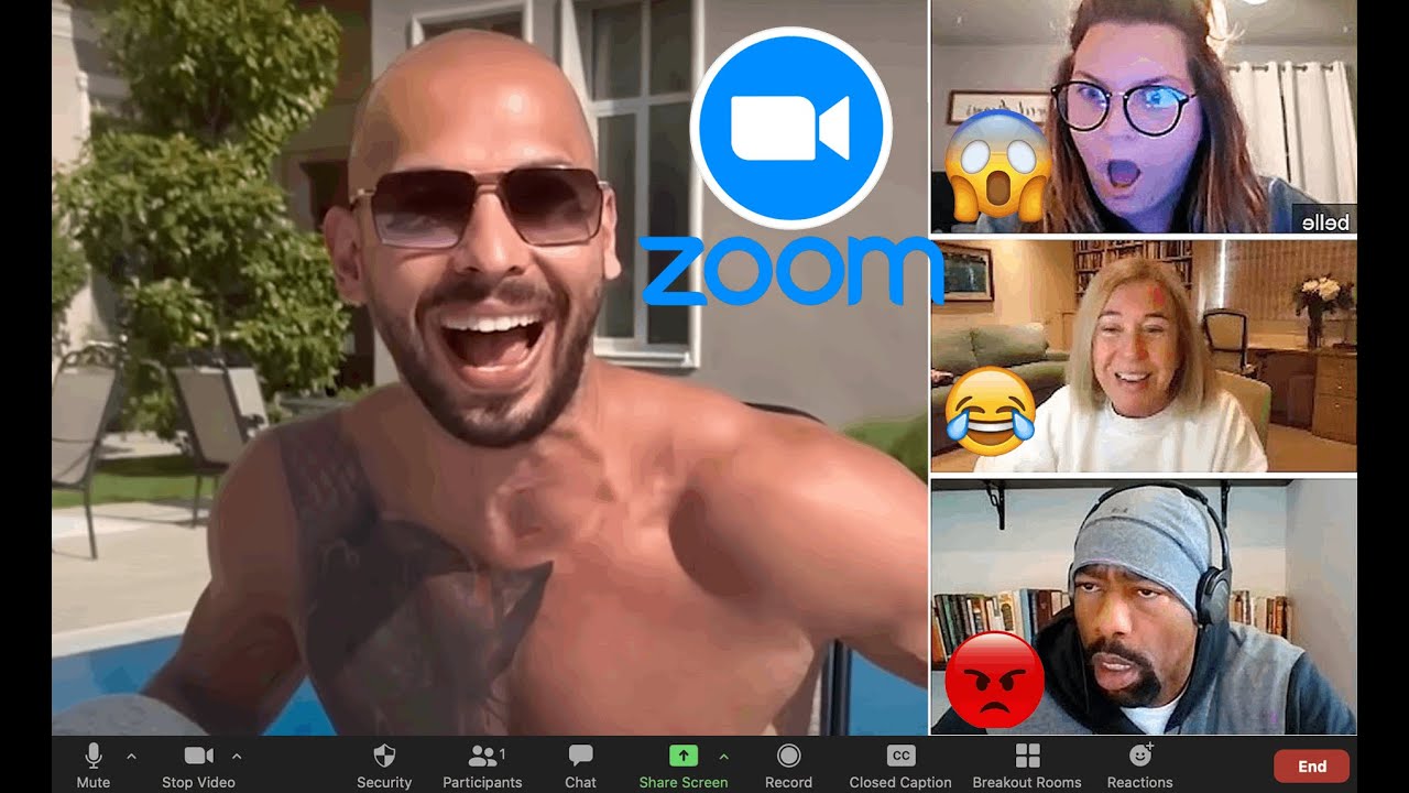 trolling zoom classes... but I'm *ANDREW TATE* - YouTube