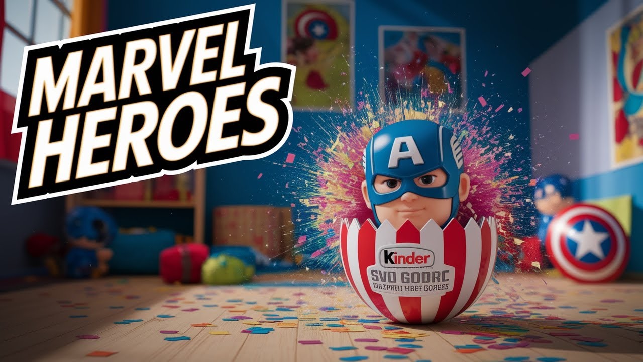 Marvel Heroes Unboxed! 🤯 Kinder Surprise Superhero Toy Reveal! - YouTube