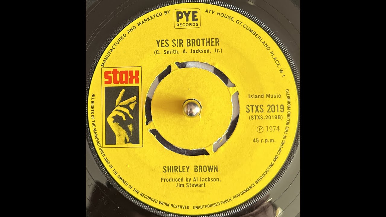 Shirley Brown Yes Sir Brother - YouTube