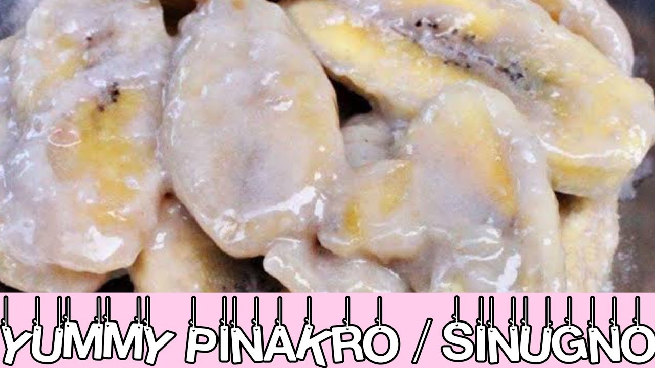 YUMMY PINAKRO OR SINUGNO!!! GINATANG SAGING. Vlog #128 - YouTube