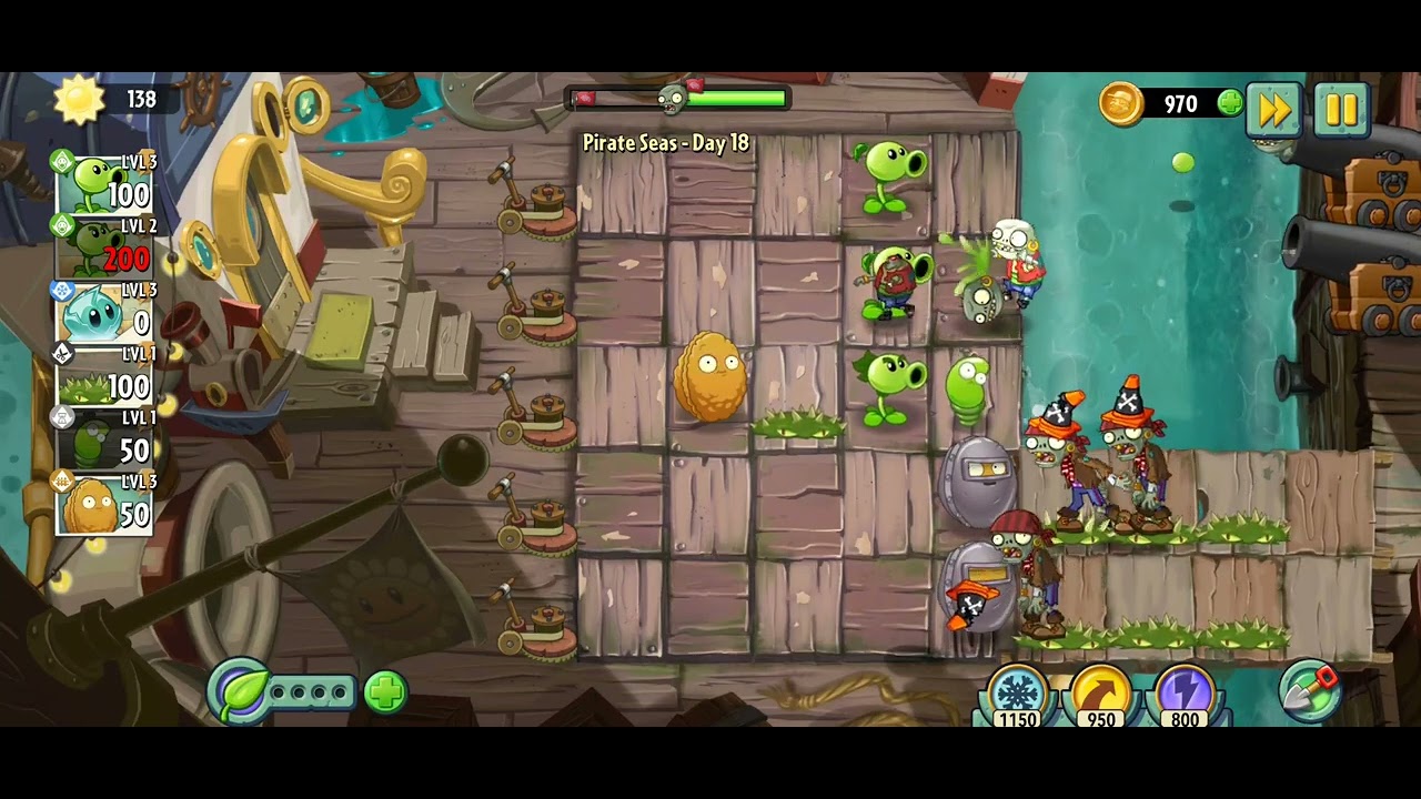 PVZ2: Pirate Seas Day 18 - YouTube