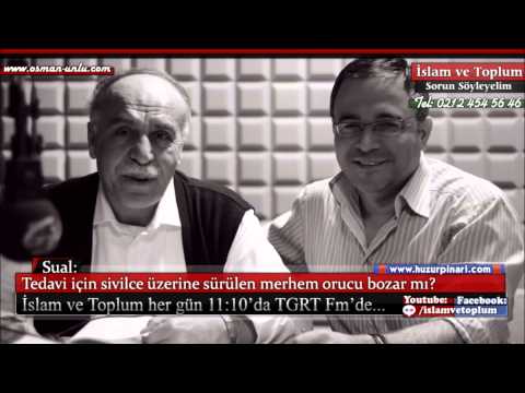 Sivilce Merhemi ve Oruç   Osman Ünlü