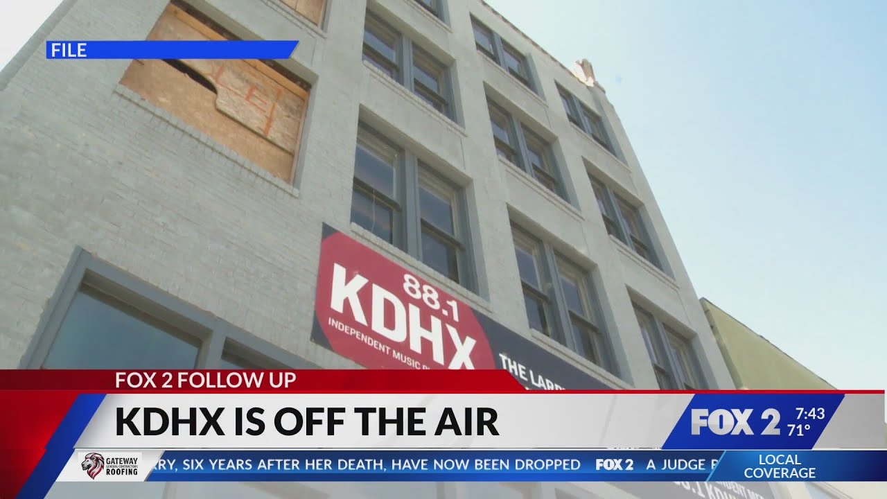 St. Louis community radio station KDHX has 'ceased operations' - YouTube