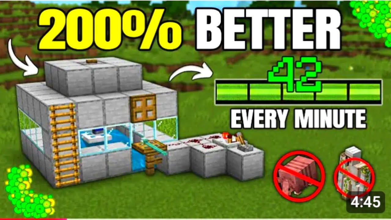 Minecraft 1.21 Best Xp Farm No Armadillo No Iron Golem (Tutorial) - YouTube