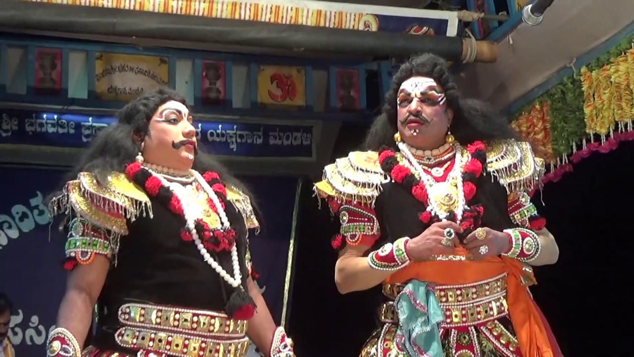 Yakshagana -- Tulu - Rangasthala - 16 - Shabaraya - Sarapady ...