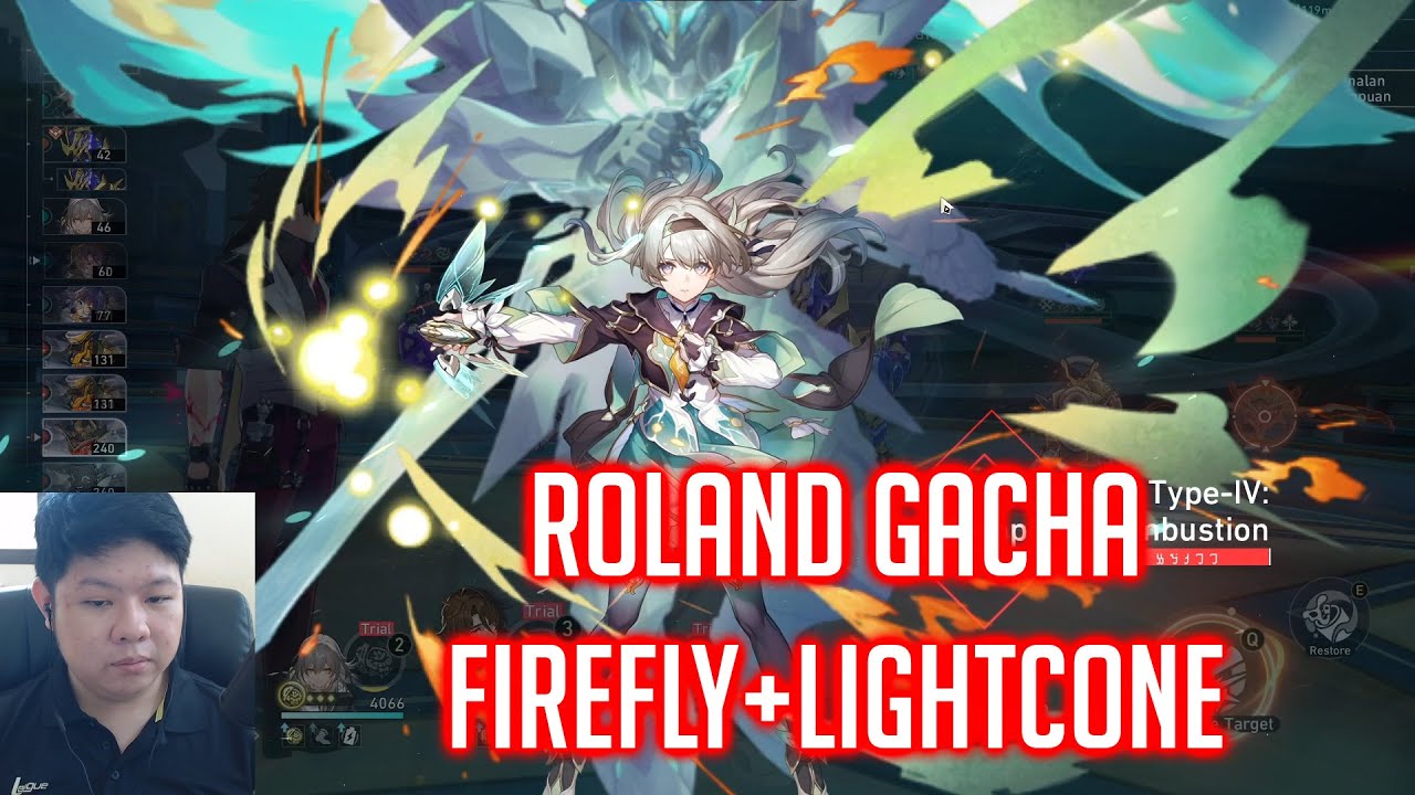 ROLAND GACHA FIREFLY + LIGHTCONE [Honkai: Star Rail] - YouTube