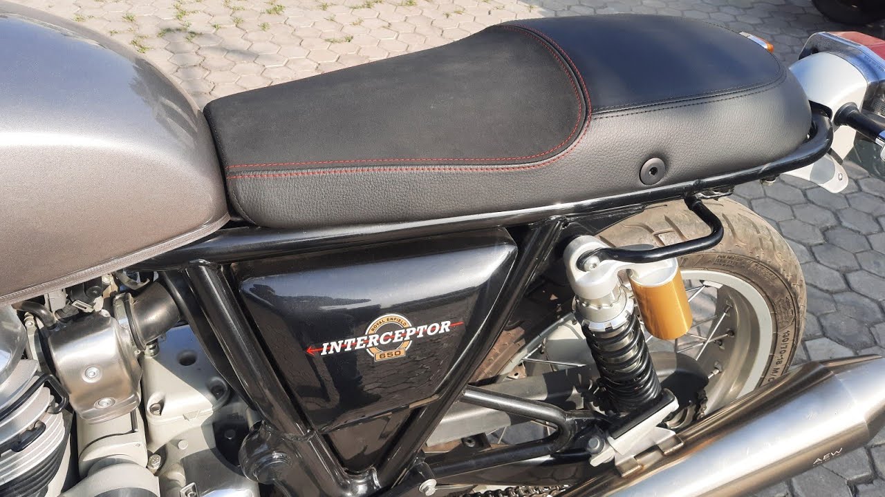 Royal Enfield Interceptor 650 Premium Touring Seat #royalenfield # ...