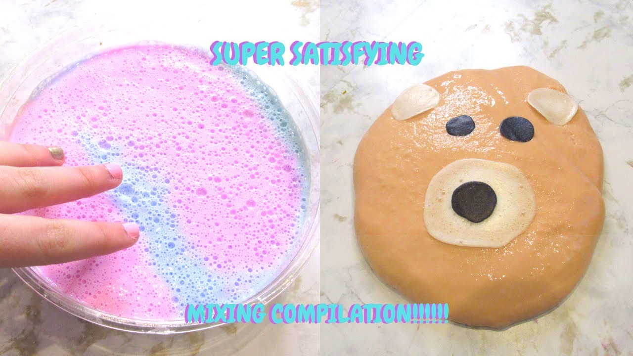 Super SATISFYING and RELAXING Slime ASMR Video #46 | Ombré slime ...