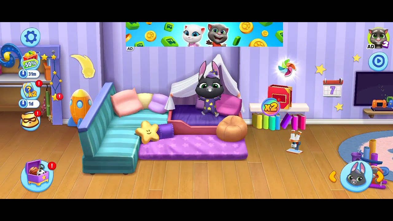 My talking Tom friend's! welcome to the house of fun iOS android ...